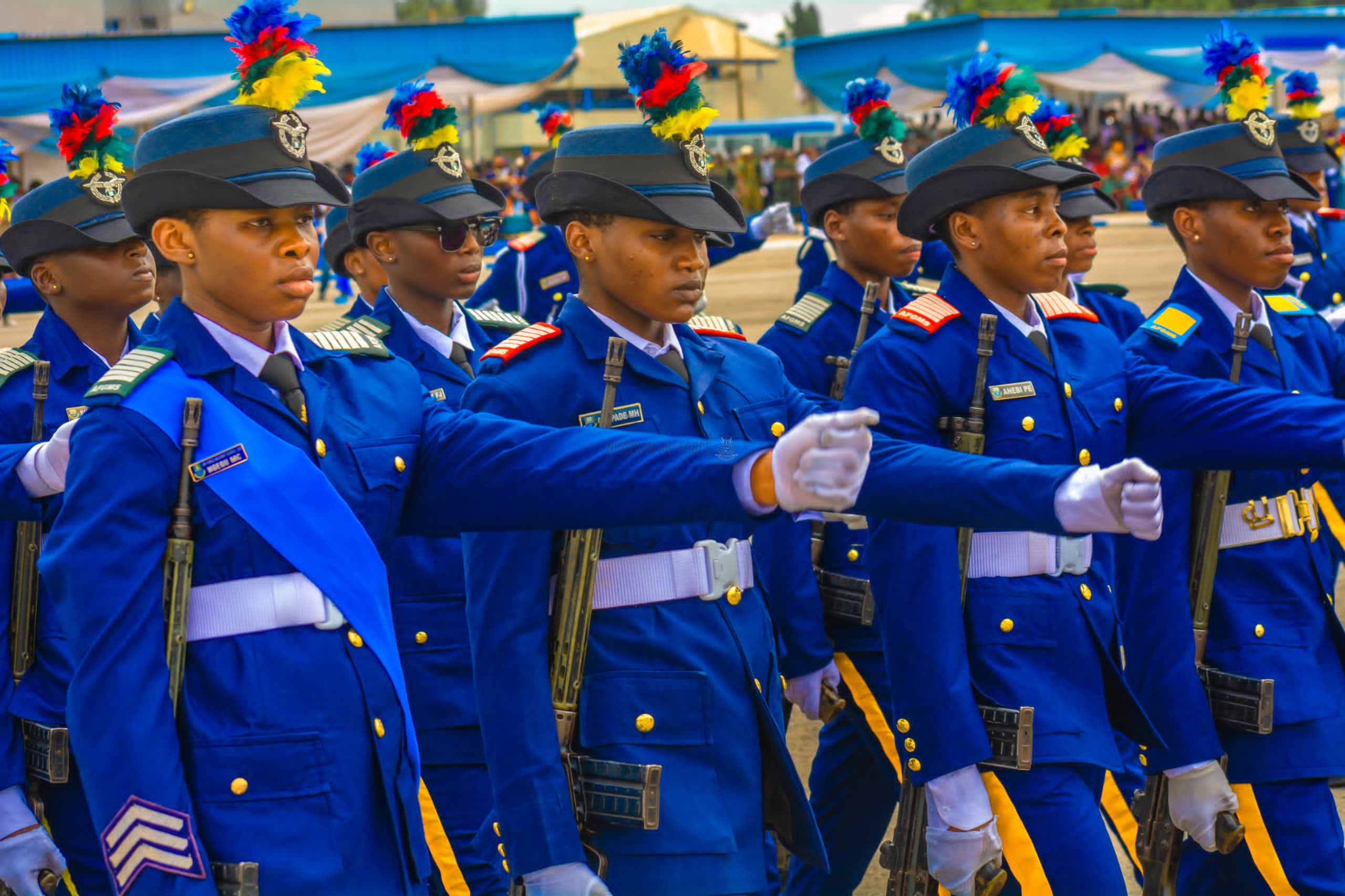 Nigerian Air Force | NAF MAKES HISTORY: OFFICIALLY ABSORBS FIRST SET OF ...